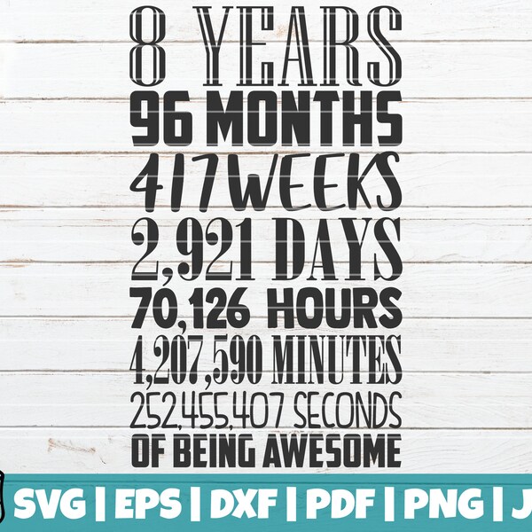 Months Vector Svg - Etsy