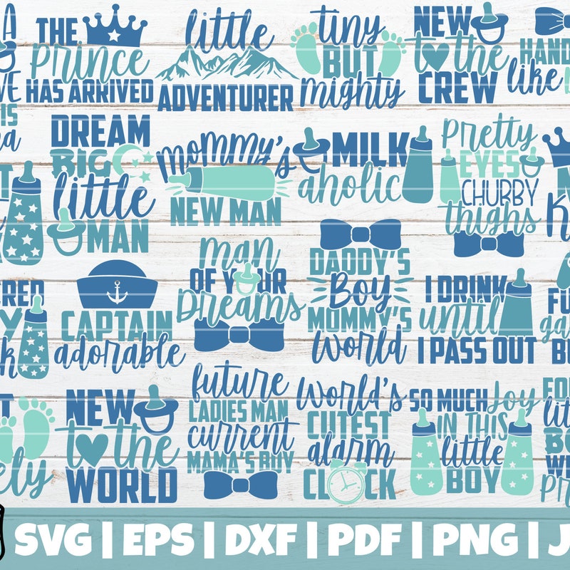 Baby Boy Svg - Etsy