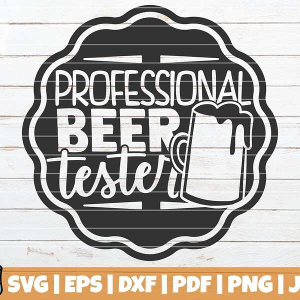 Professional Beer Tester Svg - Etsy