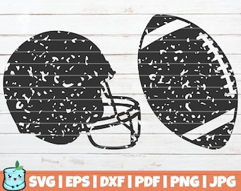 Distressed Football SVG / Grunge Football Svg / Commercial Use - Etsy