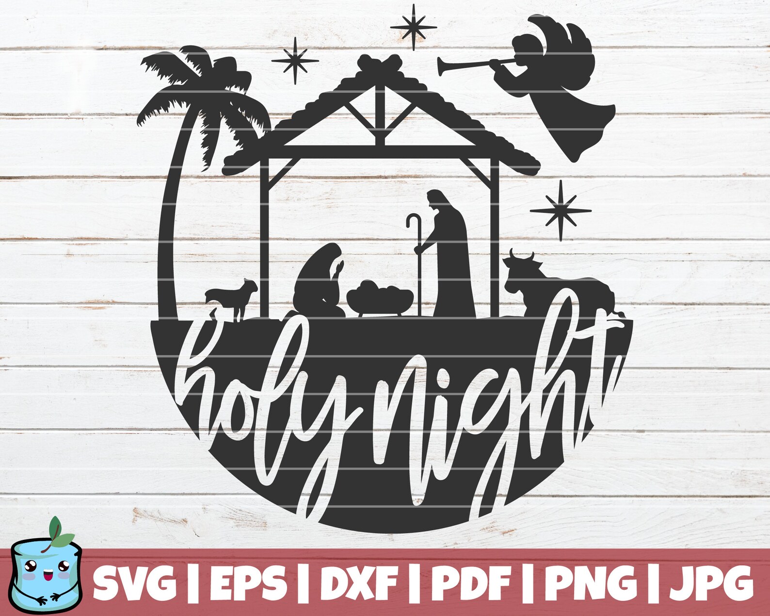 Nativity SVG Bundle SVG Cut Files Commercial Use Instant - Etsy