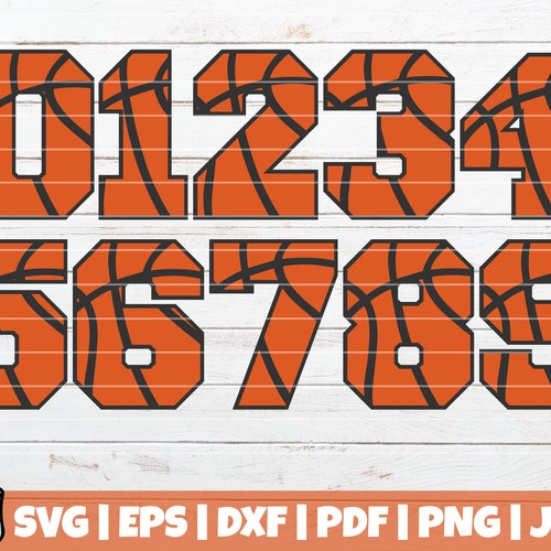 Basketball SVG Letters and Numbers SVG Cut File Commercial - Etsy Canada