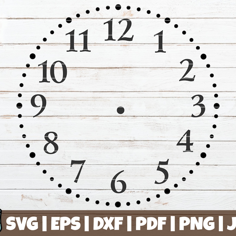 Svg Clock Face - Etsy
