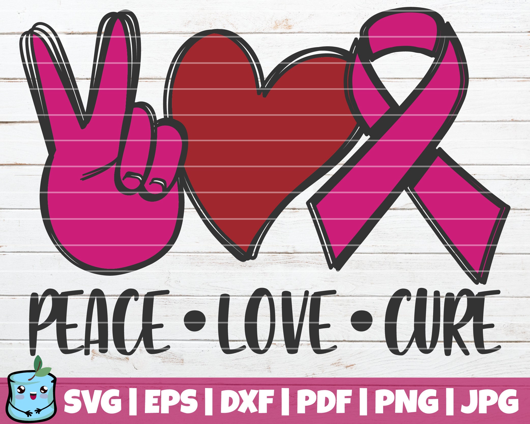 Peace Love SVG Bundle SVG Cut Files Commercial Use - Etsy