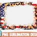 Bleached Sublimation Frames Bundle | Distressed Frames PNG Print ...