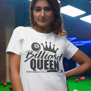 Billiard Queen SVG Cut File, Funny Pool Billiard SVG for Cricut ...