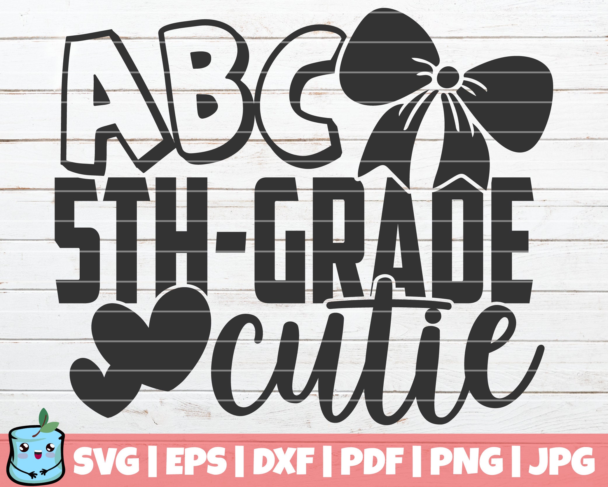 School Cutie SVG Bundle Back to School SVG Cut Files | Etsy
