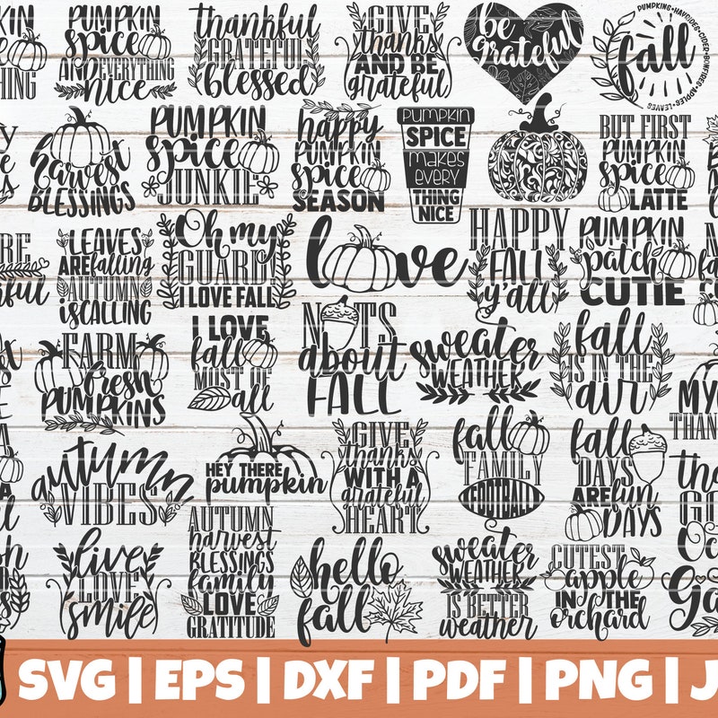 Fall Saying Svg - Etsy