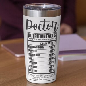 Doctor Nutrition Facts SVG Cut File, Funny Profession Label SVG for ...