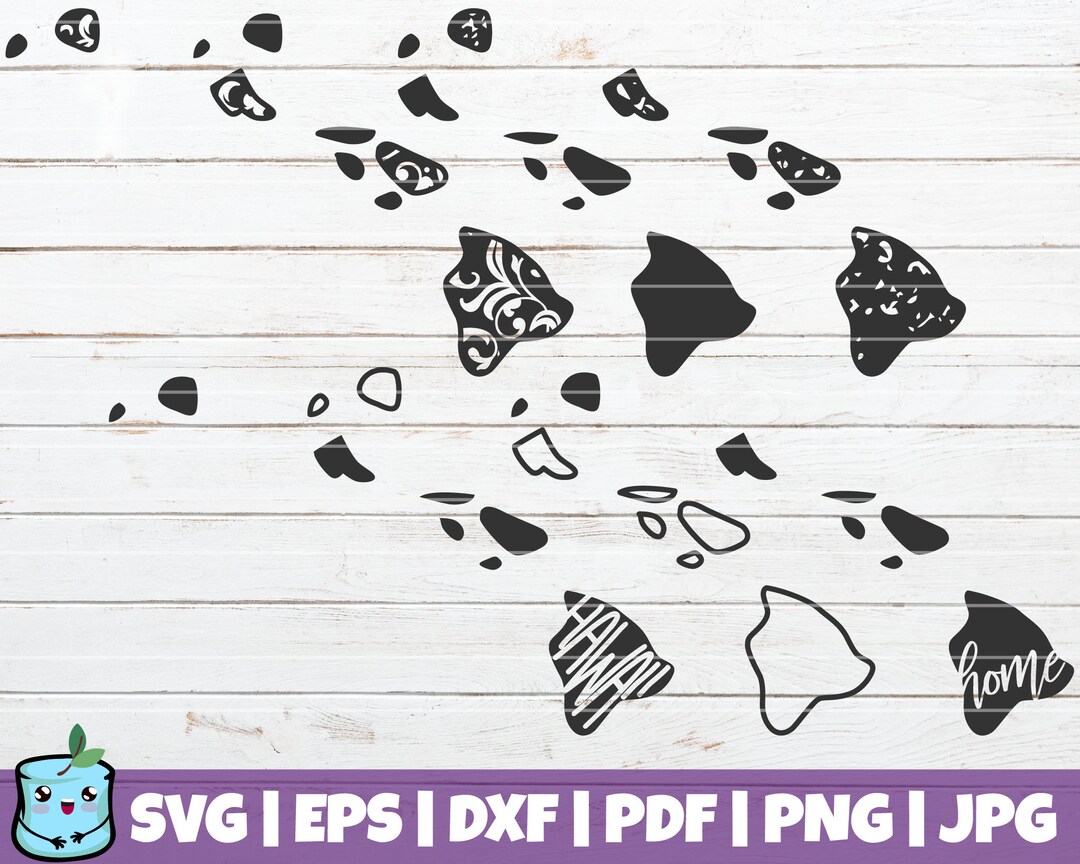 Hawaii State SVG Bundle SVG Cut Files Commercial Use Instant Download ...