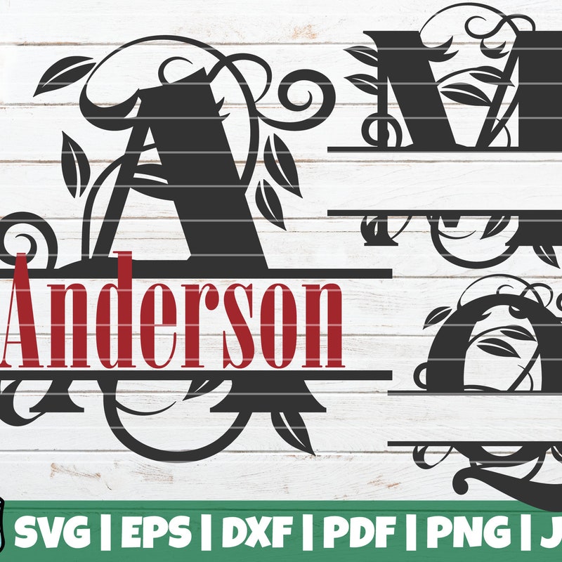 Swirl Monogram - Etsy