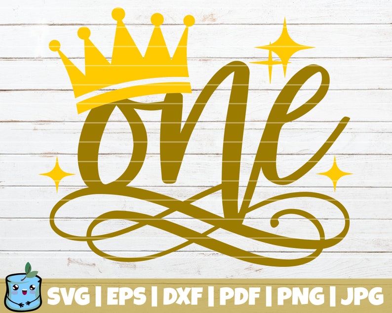 Princess Number One SVG Cut File Commercial Use Instant | Etsy
