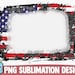 Bleached Sublimation Frames Bundle | Distressed Frames PNG Print ...