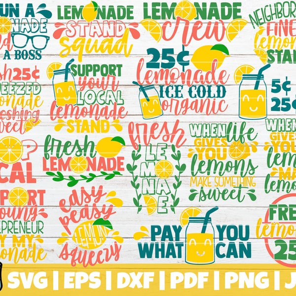 Lemonade Svg - Etsy