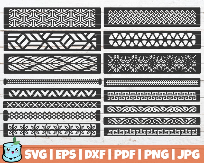 Leather Bracelets SVG Bundle SVG Cut Files commercial use | Etsy
