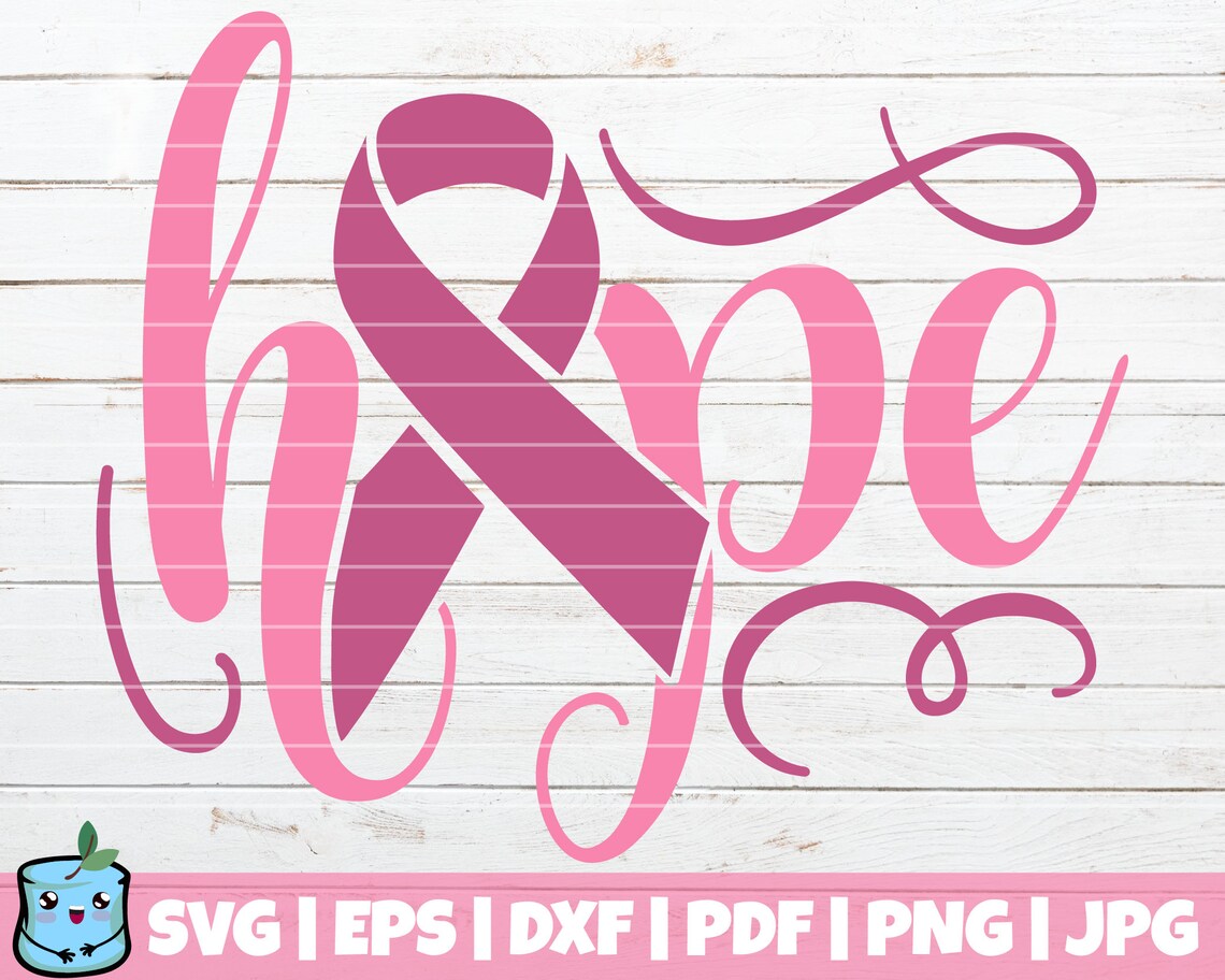 Cancer Hope SVG Cut File Commercial Use Instant Download - Etsy
