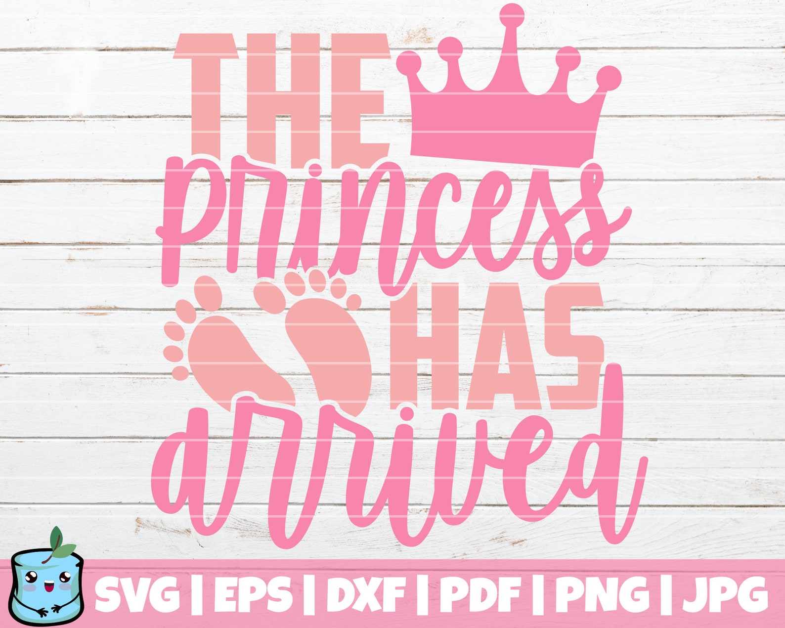The Princess Has Arrived SVG Cut File commercial use | Etsy