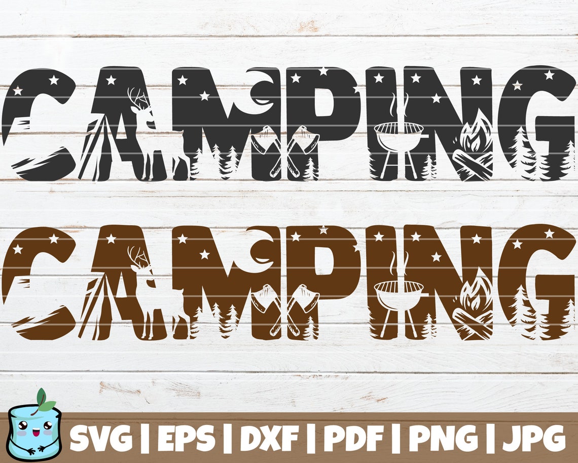 Camping SVG Cut File Commercial Use Instant Download - Etsy Canada