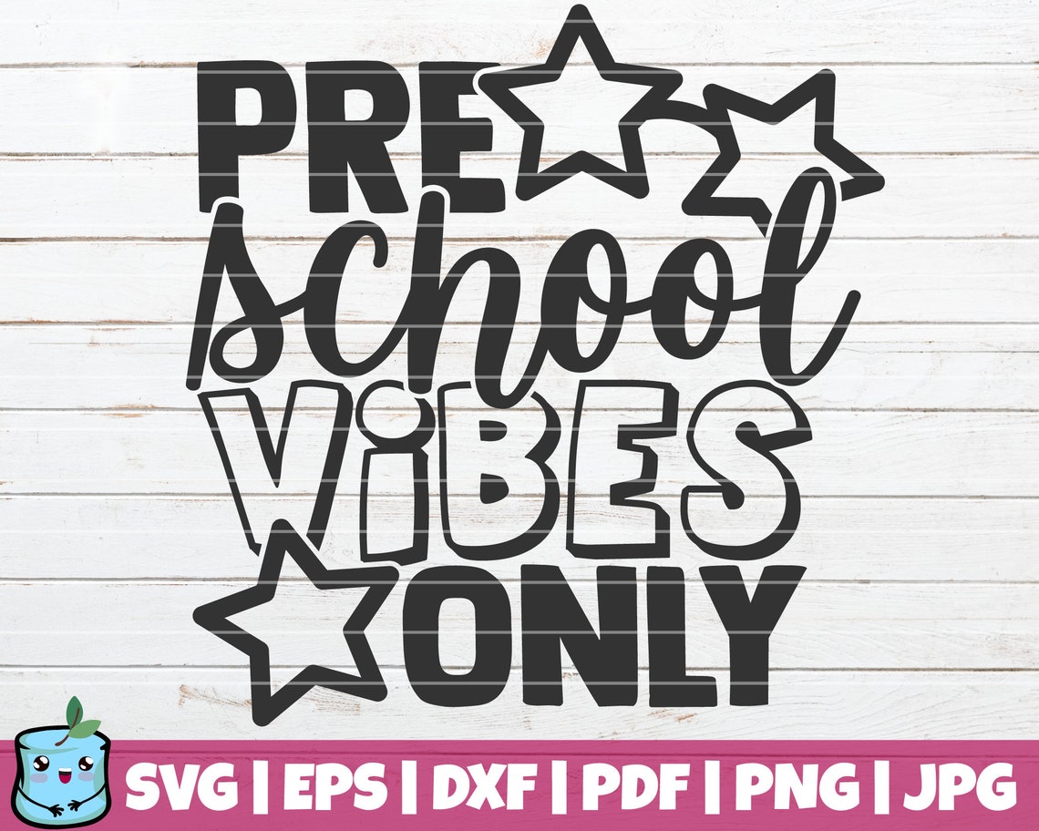 School Vibes Only SVG Bundle / Back To School SVG Cut Files / | Etsy