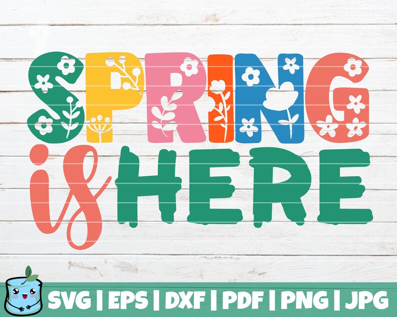 Spring SVG Bundle Spring Flowers SVG Cut Files Commercial - Etsy