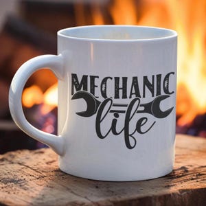 Mechanic Life SVG Cut File, Funny Mechanic Handyman SVG for Cricut ...