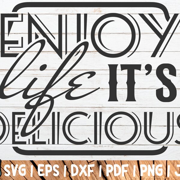 Life is Delicious - Etsy