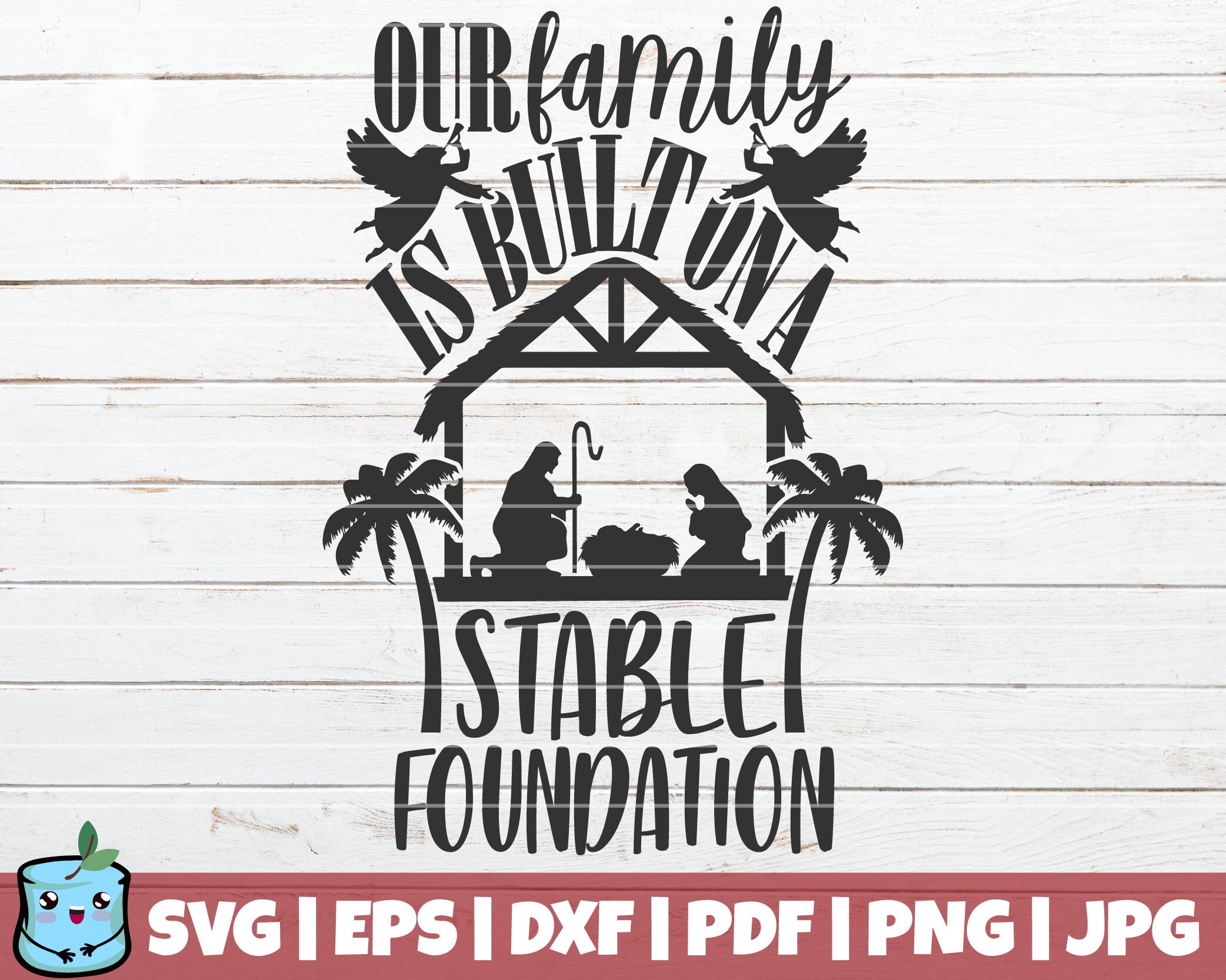 Our Family Is Built On A Stable Foundation SVG Cut File | Etsy