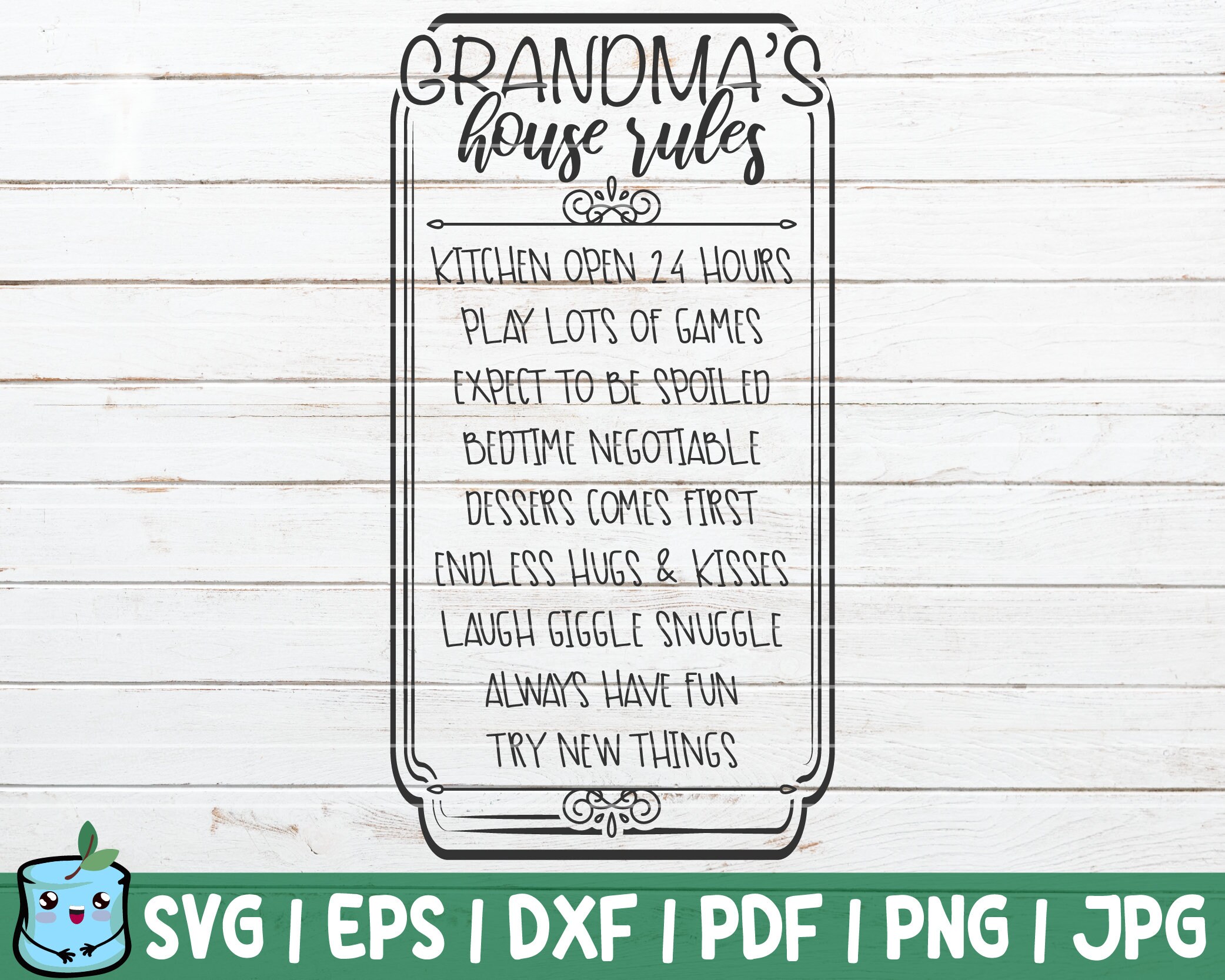 House Rules SVG Bundle Family Rules SVG Cut Files - Etsy Canada