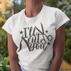 I'll Cut You SVG Cut File | Commercial Use | Instant Download ...