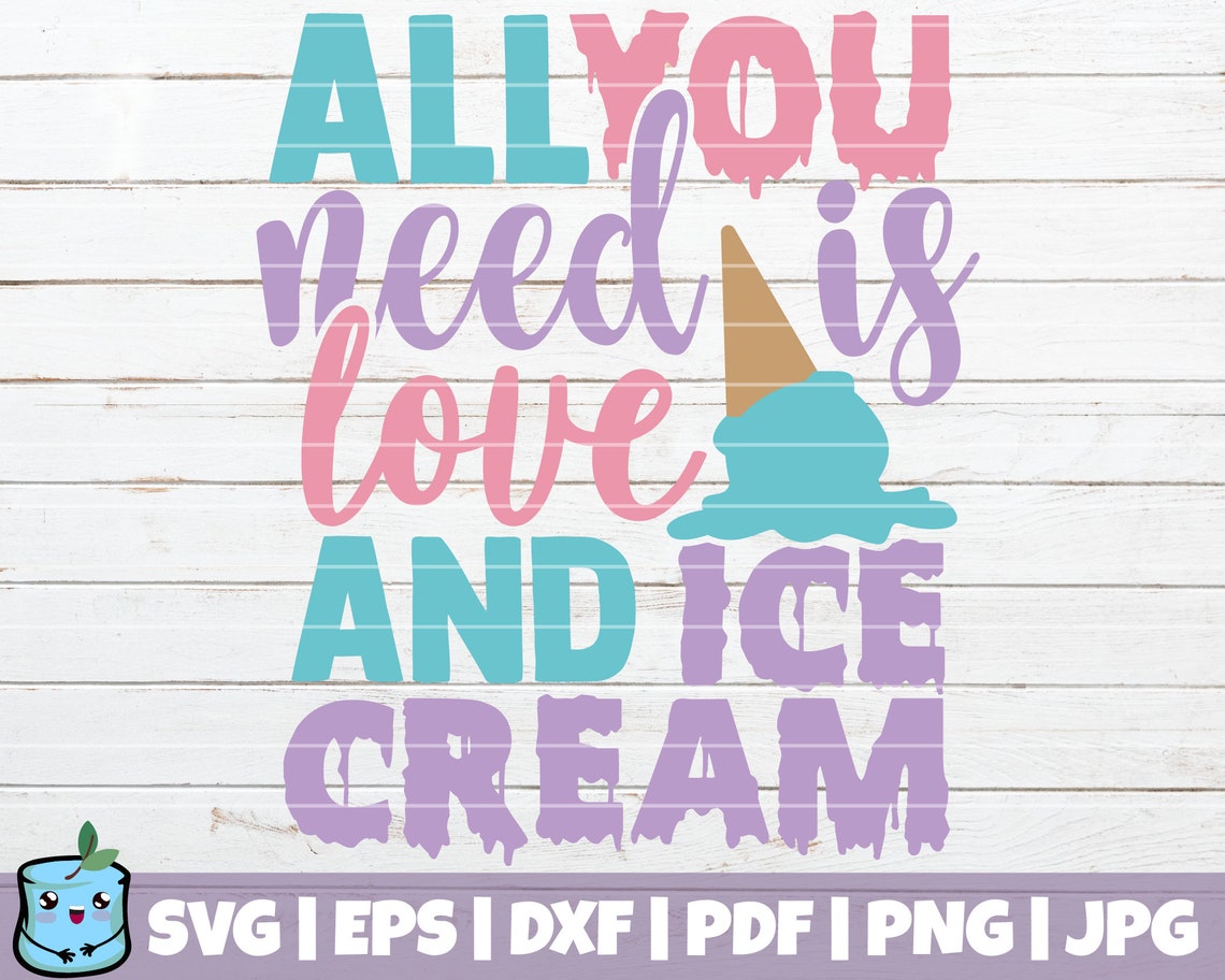 Ice Cream Svg Bundle Ice Cream Svg Cut Files Commercial Etsy