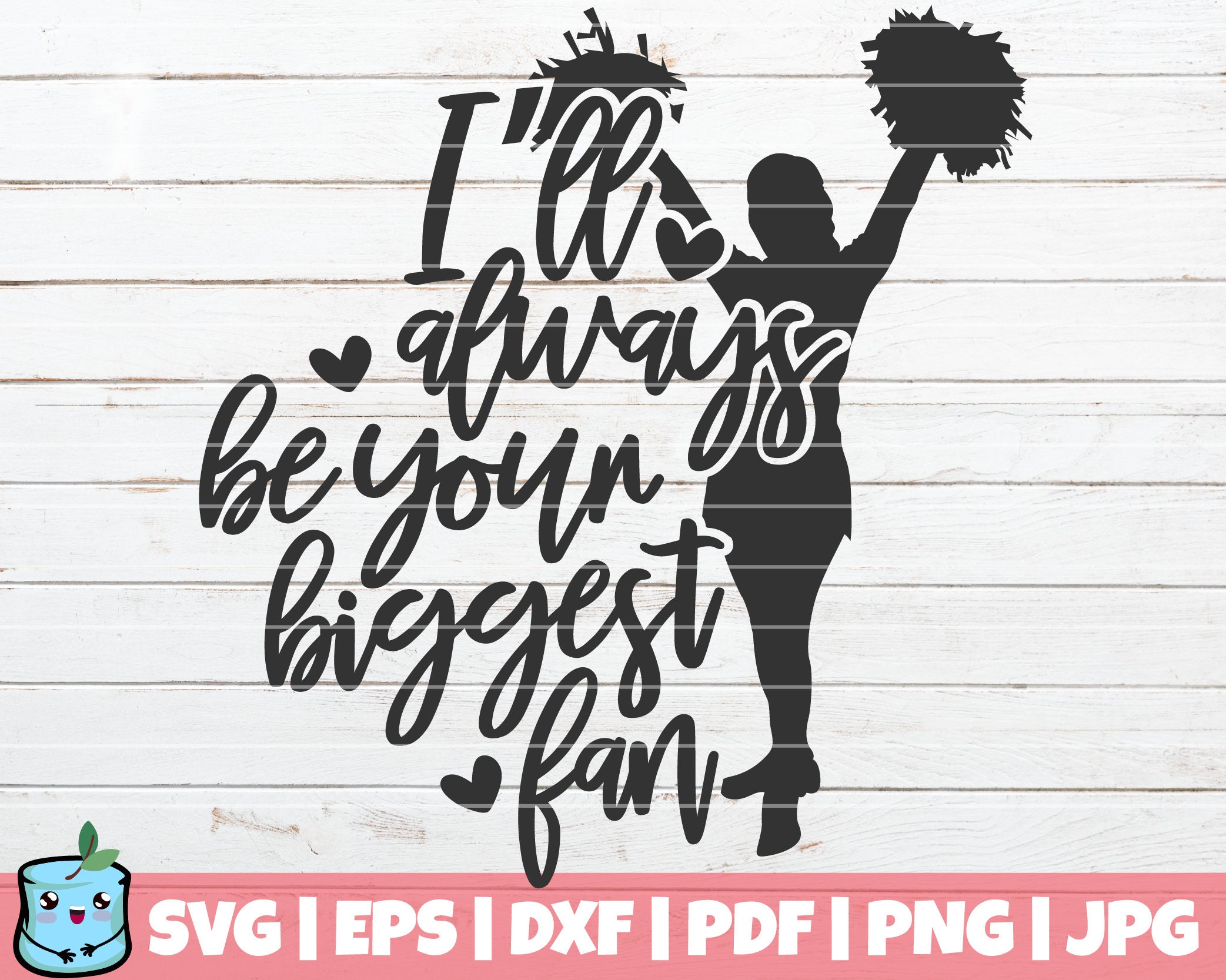 I'll Always Be Your Biggest Fan SVG Cut File commercial | Etsy