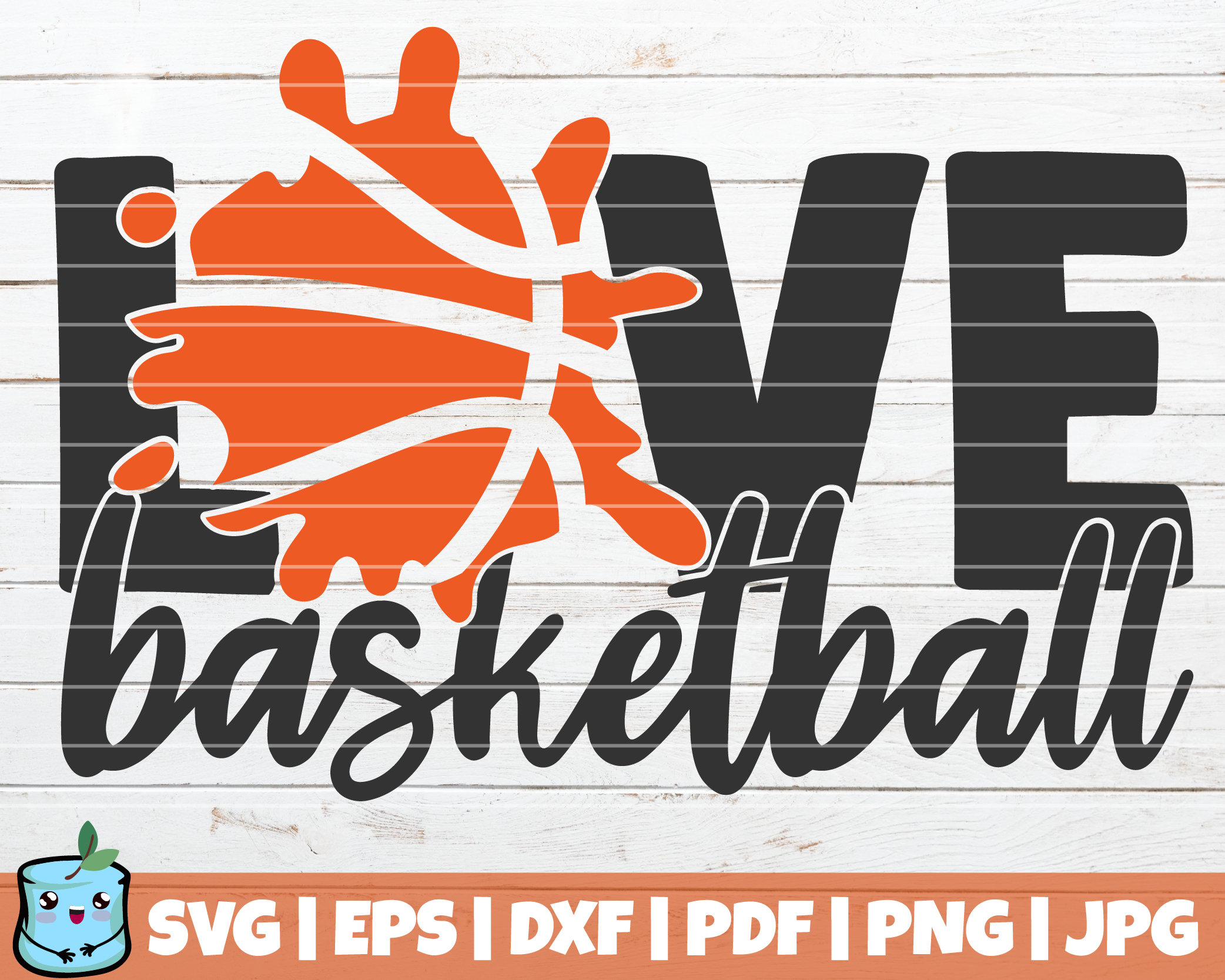 Love Basketball SVG Cut File Basketball SVG Commercial Use | Etsy