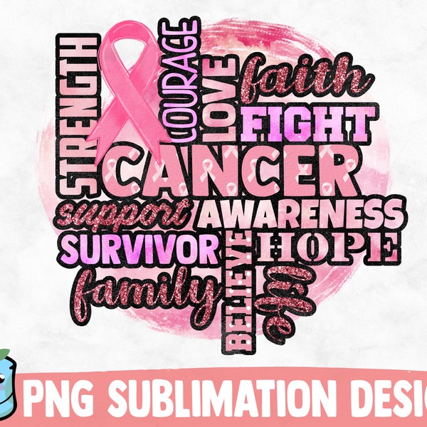 Cancer Word Art - Etsy