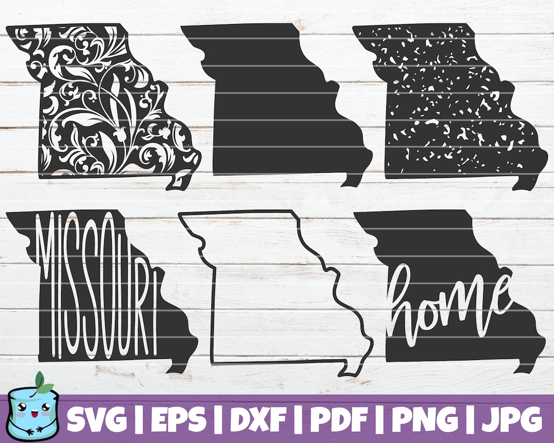 Missouri State SVG Bundle SVG Cut Files Commercial Use Instant Download ...
