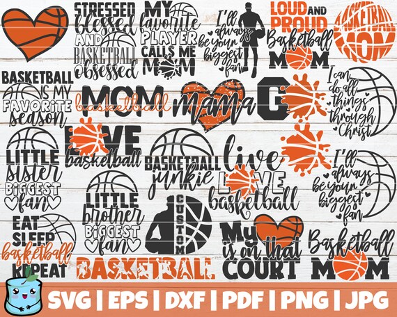 Basketball SVG Bundle Love Basketball SVG Cut Files - Etsy