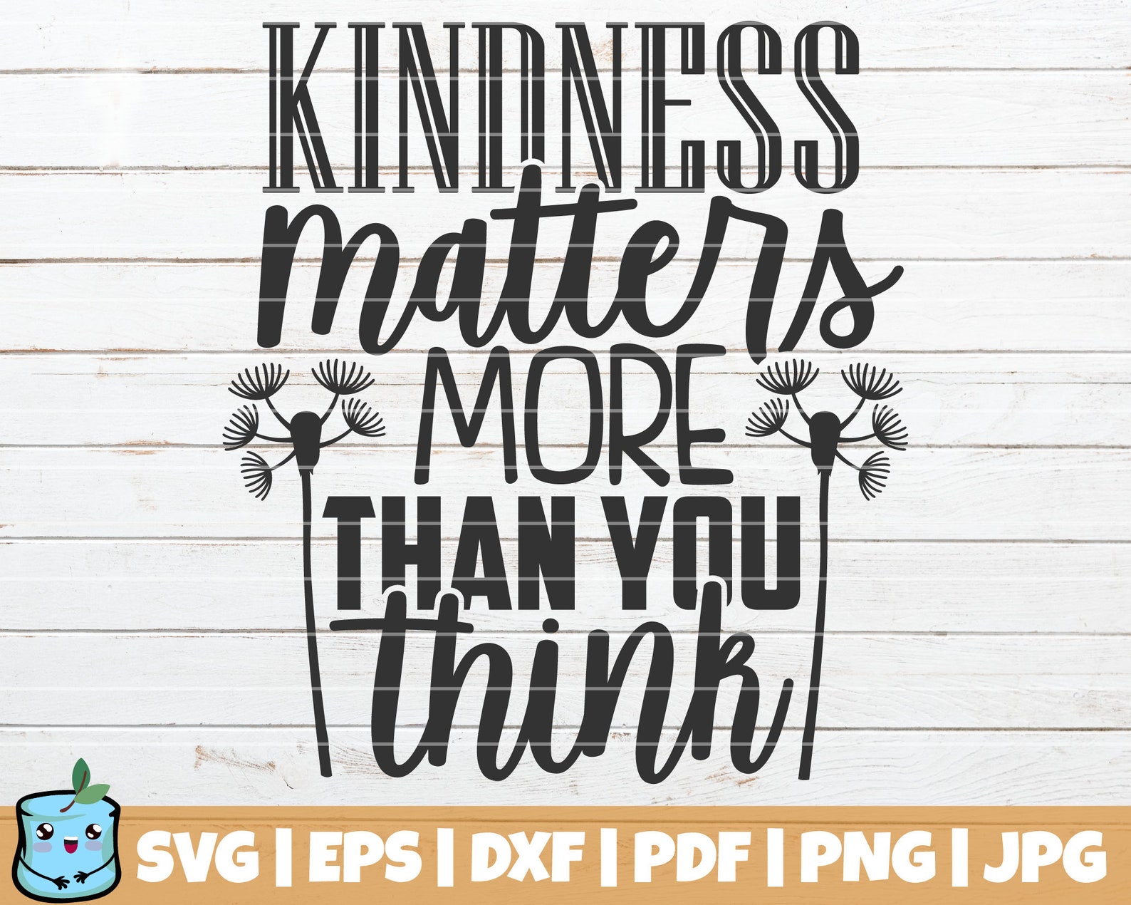 Kindness SVG Bundle Inspirational SVG Cut Files Commercial - Etsy