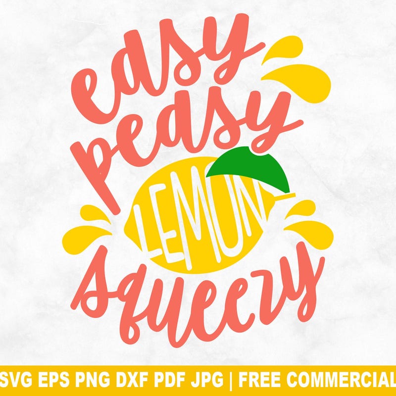Lemon Svg - Etsy