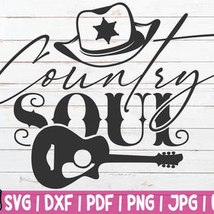 Country Music SVG Bundle American SVG Cut File Instant Download ...