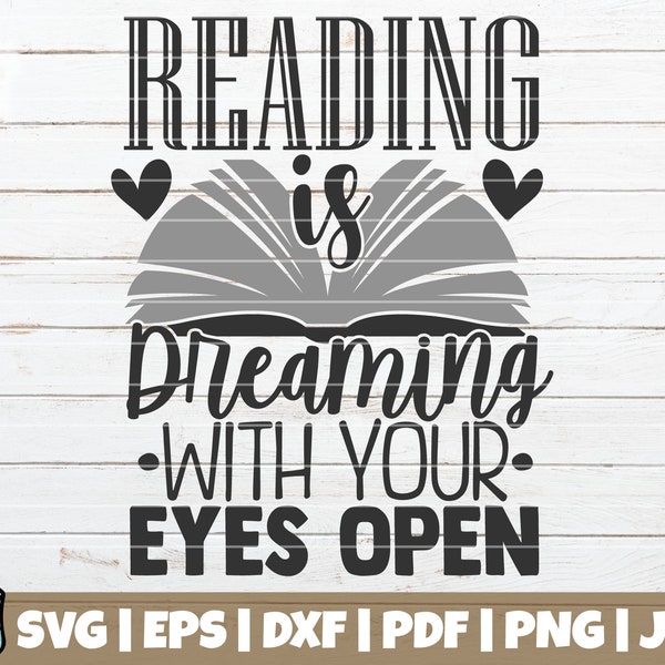 Reading Svg - Etsy