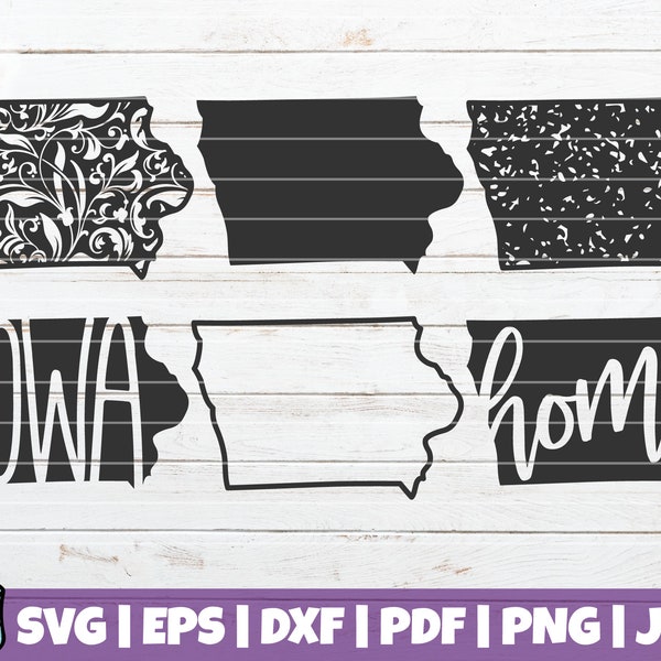 Iowa State Stencil - Etsy