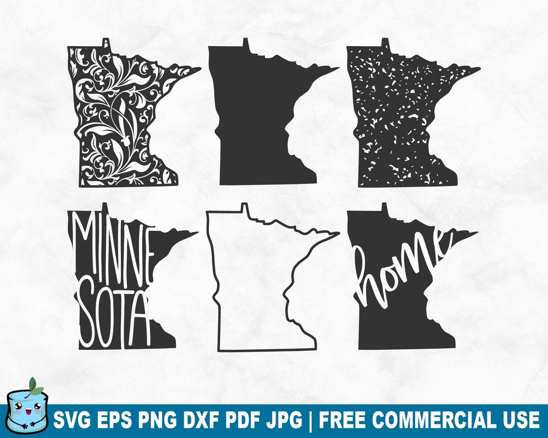 Minnesota State SVG Bundle | SVG Cut Files | Commercial Use | Instant ...
