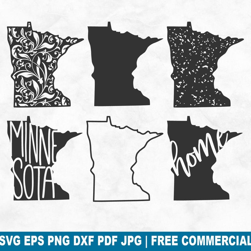 Minnesota State Svg - Etsy