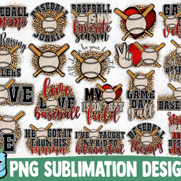 Baseball Sublimation Designs - Etsy