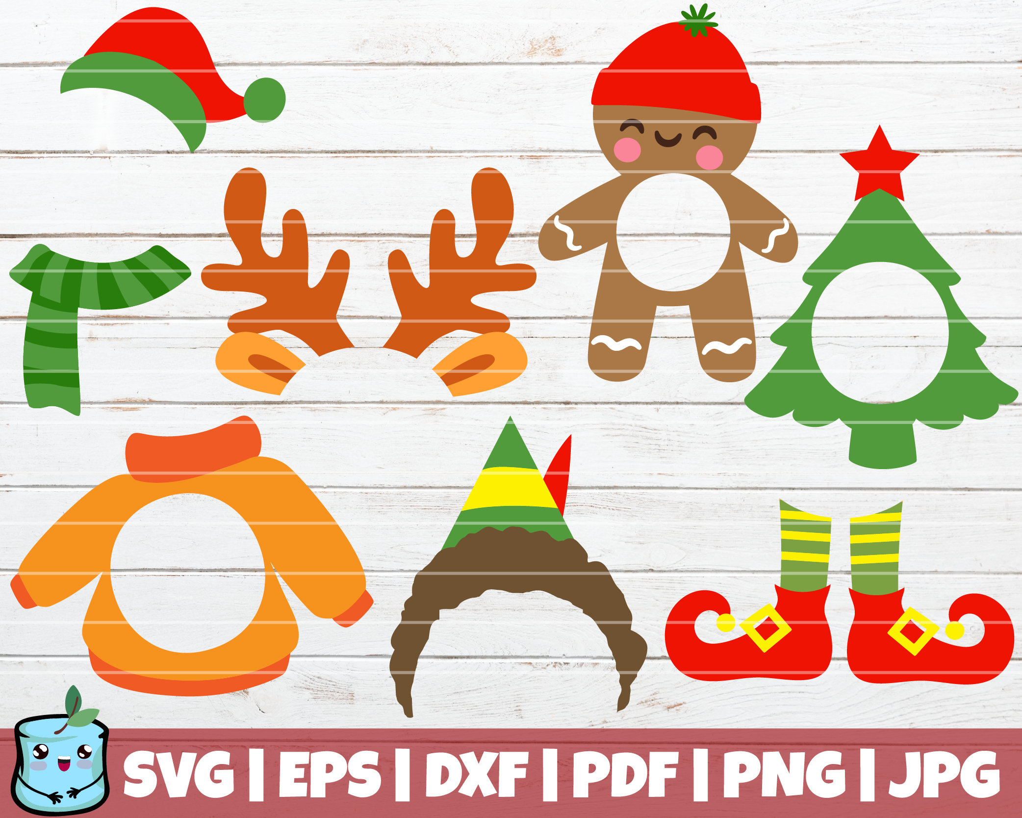 Christmas SVG Bundle SVG Cut Files Instant Download - Etsy