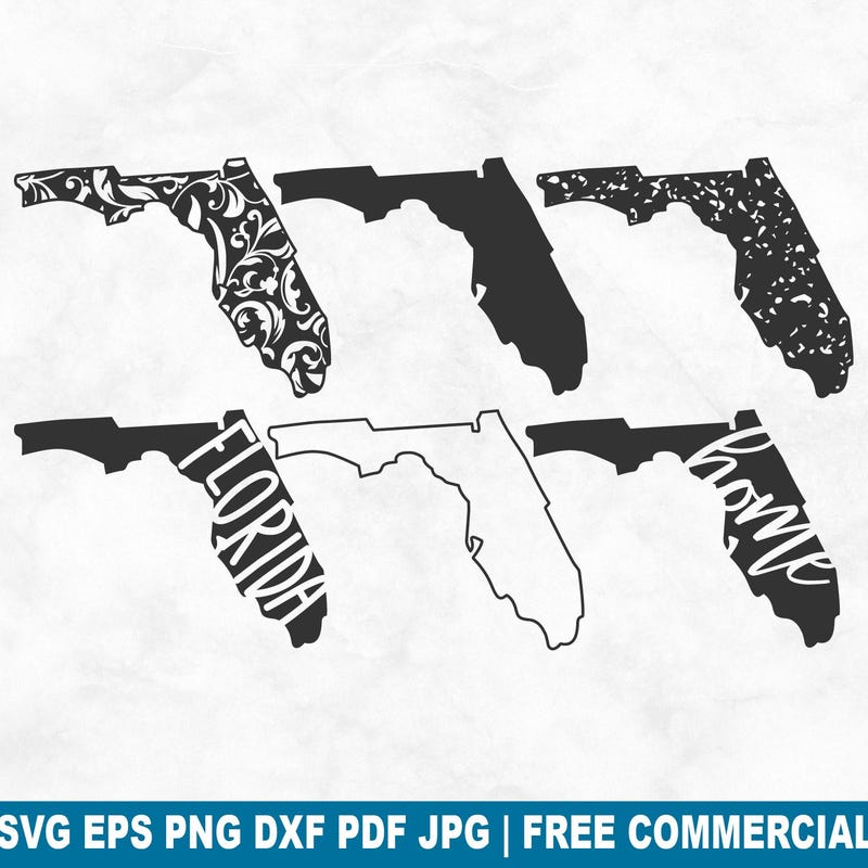 Florida State Svg - Etsy