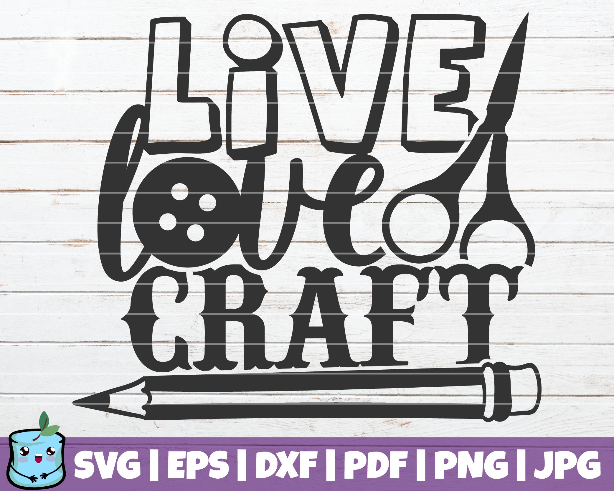 Love Crafting SVG Bundle / Crafty Girl SVG Cut Files / uso | Etsy