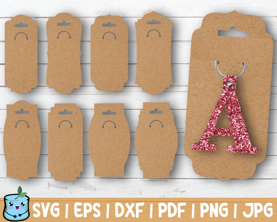 Keychain Holders SVG Bundle | Key Fob Holders SVG Templates ...