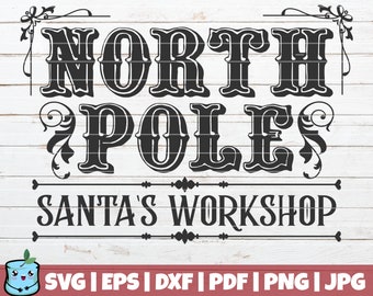 North Pole Printable Digital Clipart Set - Etsy