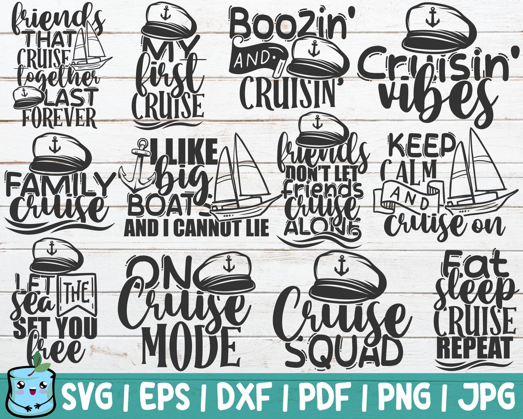 Cruising SVG Bundle SVG Cut File Summer SVG Instant Download Commercial ...