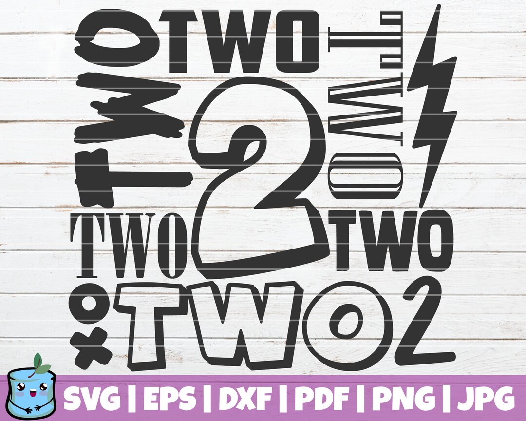 Number Two SVG Cut File | Commercial Use | Instant Download | Printable ...